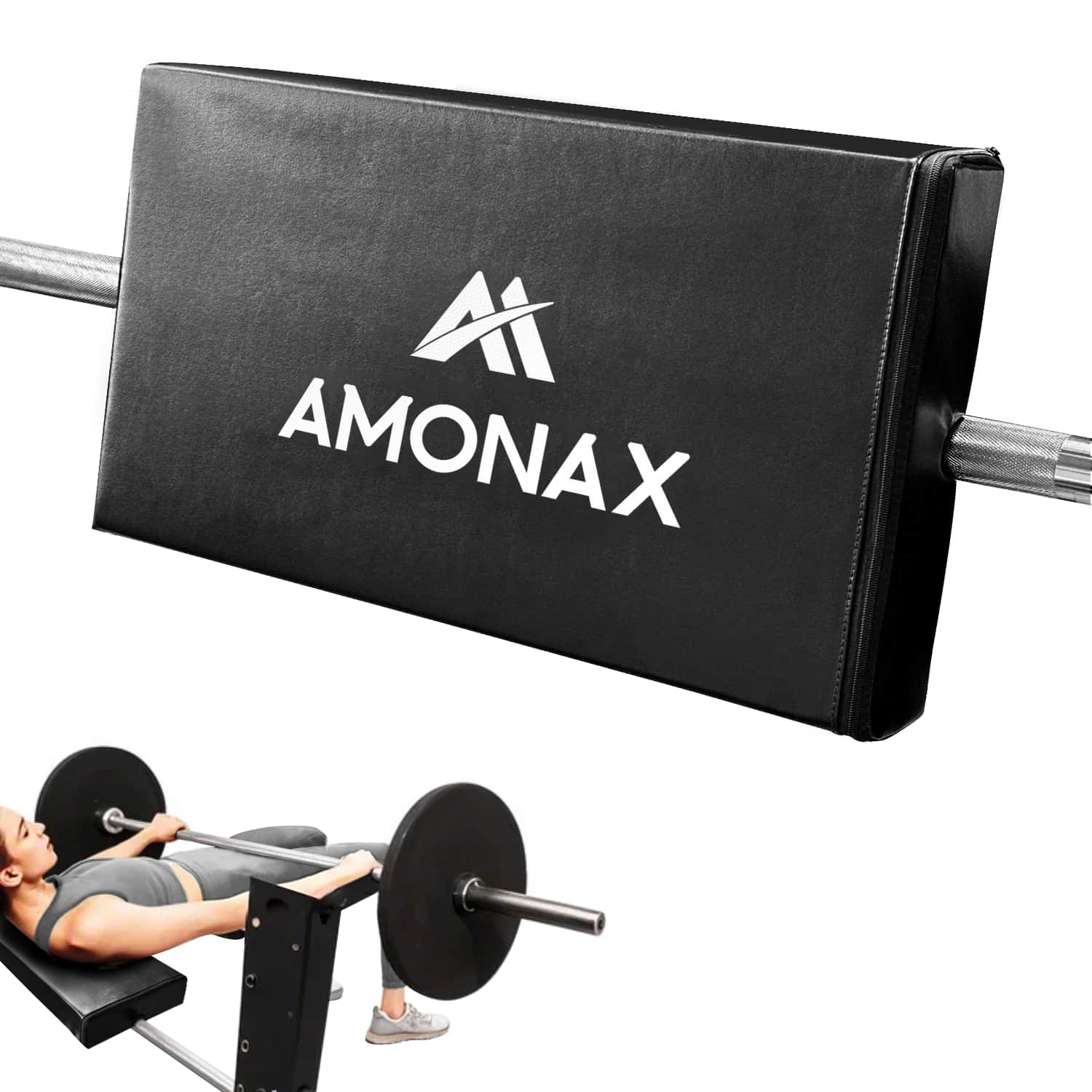 Pivot Pad for Hip Thrust – Back Support for Glute and Leg Training | AMONAX